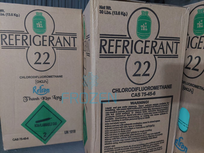 Gas lạnh R22 Refron – CÔNG TY CỔ PHẦN FROZEN